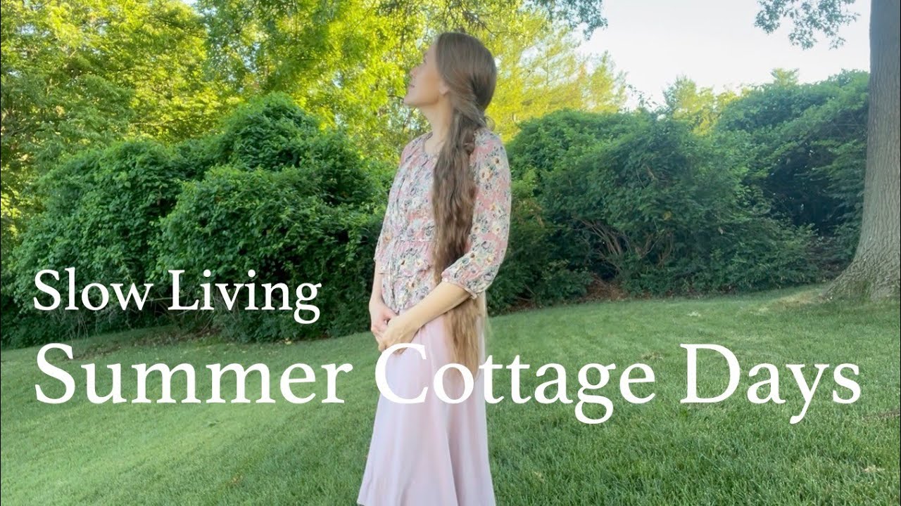 Summer Cottage Homemaking, SLOW living, Silent vlog, ASMR, Trad Wife ...
