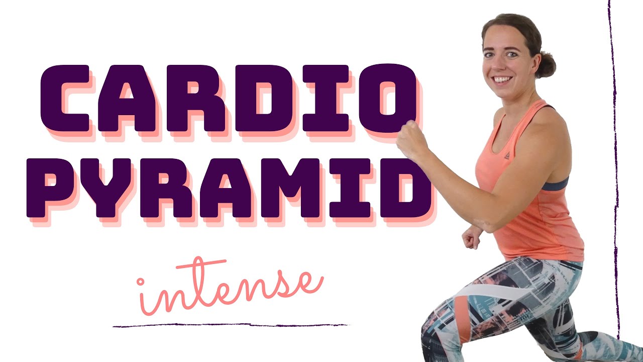 25 Min CARDIO Workout for FAT LOSS – No Equipment – Pyramid Style - YouTube