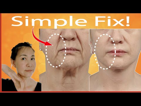 5-MIN. Massage and Face Yoga Moves 3X Faster for Smile Lines🔥 100% Effective / No Talking. 💕