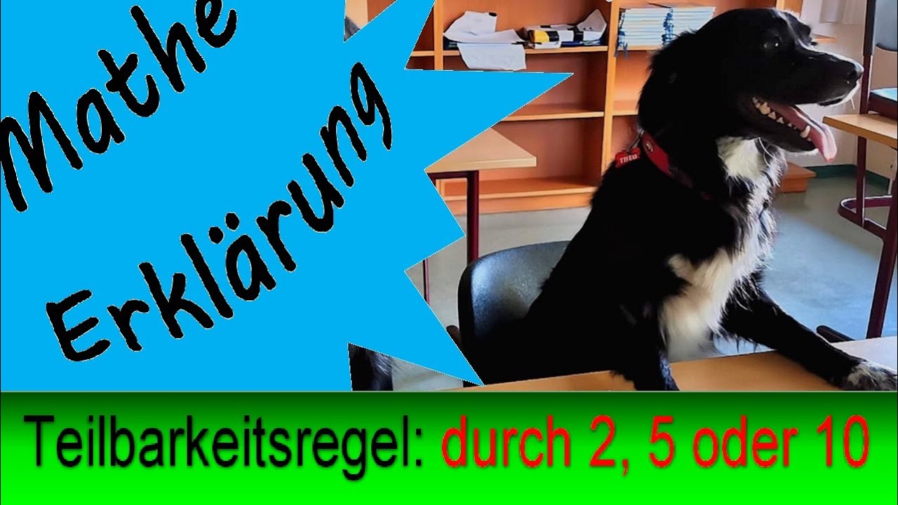 Teilbarkeit Endstellenregel - YouTube