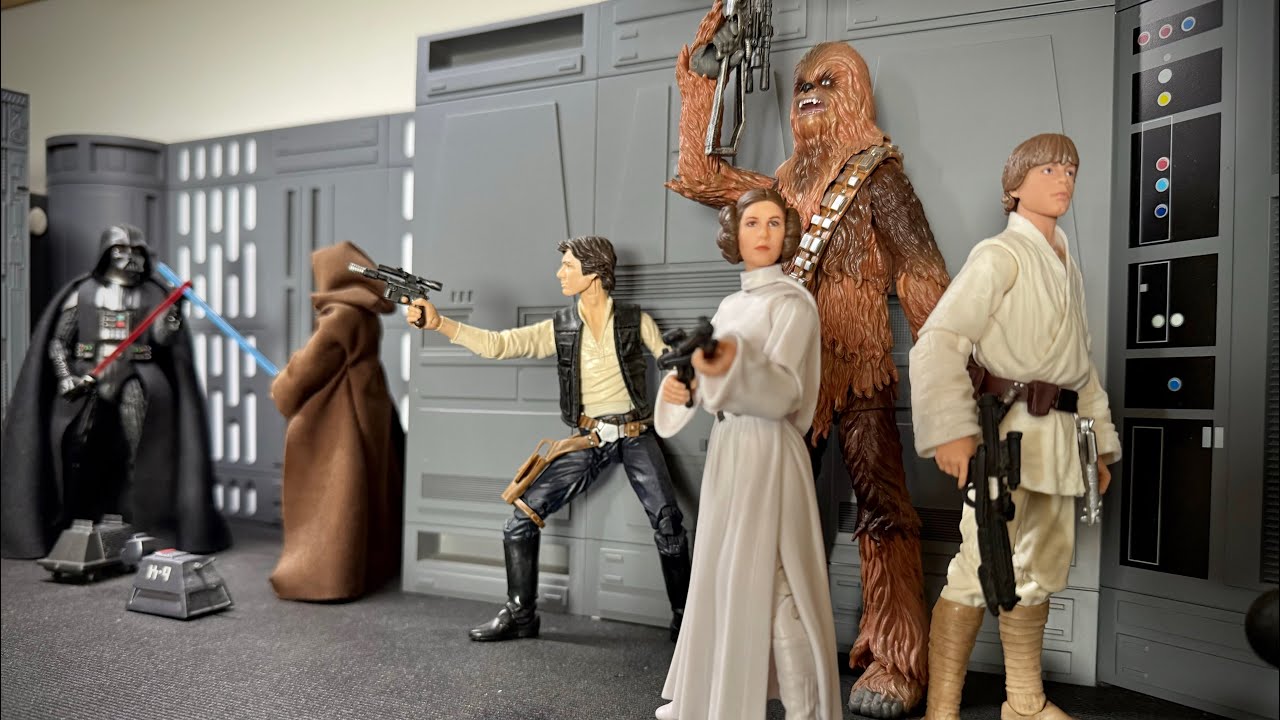 6 in Black Series Luke Skywalker and Princess Leia Organa for my Death ...