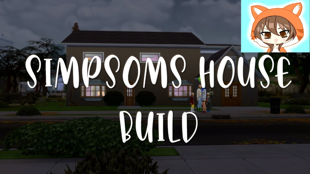 The Simpsons House Speed Build in The Sims 4! - YouTube