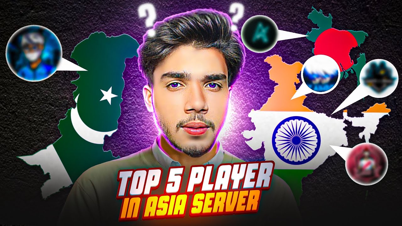 🥵Top 5 Best Player in Asia Server😱 || Guess Who FT- IND🇮🇳PAK🇵🇰BD🇧🇩 - YouTube