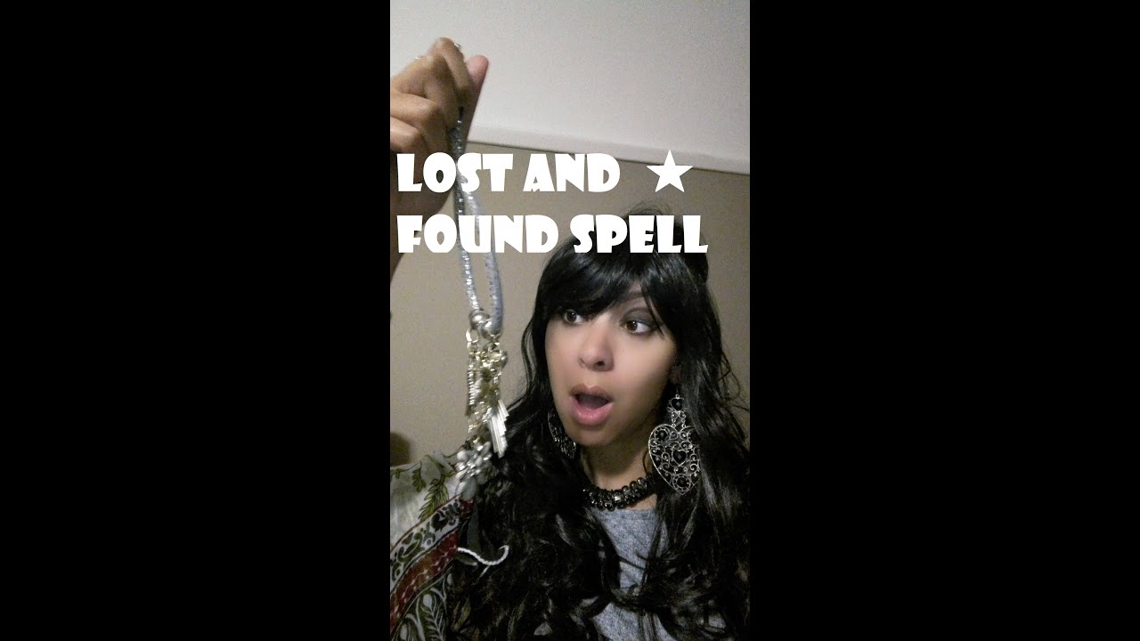 LOST AND FOUND SPELL, FIND THAT MISSING RING OR MONEY - YouTube