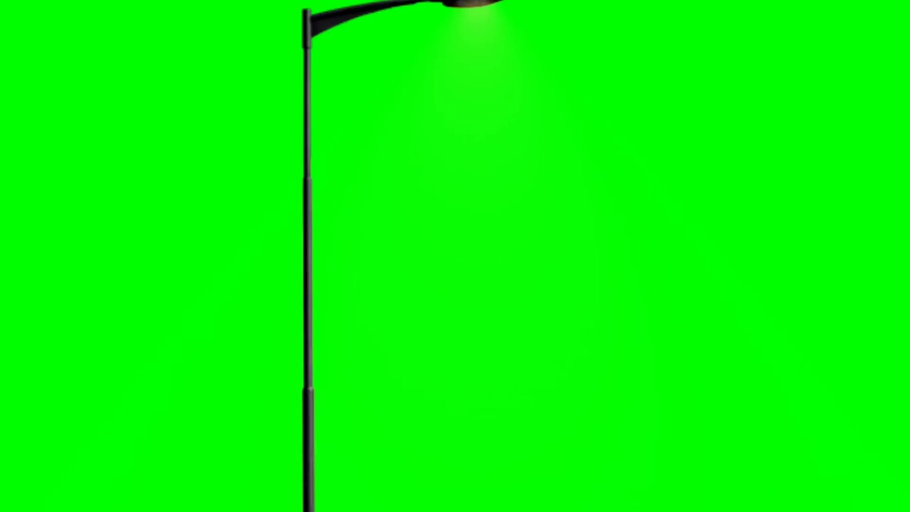 LAMP POLE GREEN SCREEN - YouTube