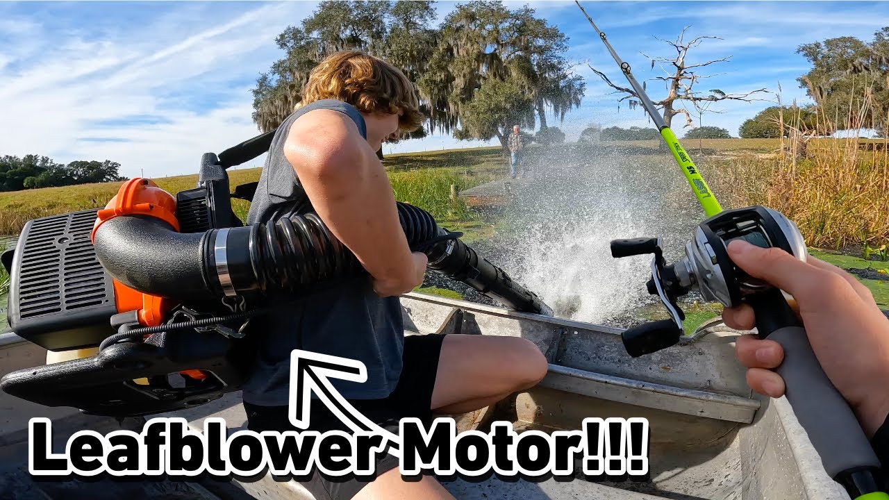 A Week Fishing in Florida, PT. 1 (Leaf Blower Boat Experiment) - YouTube