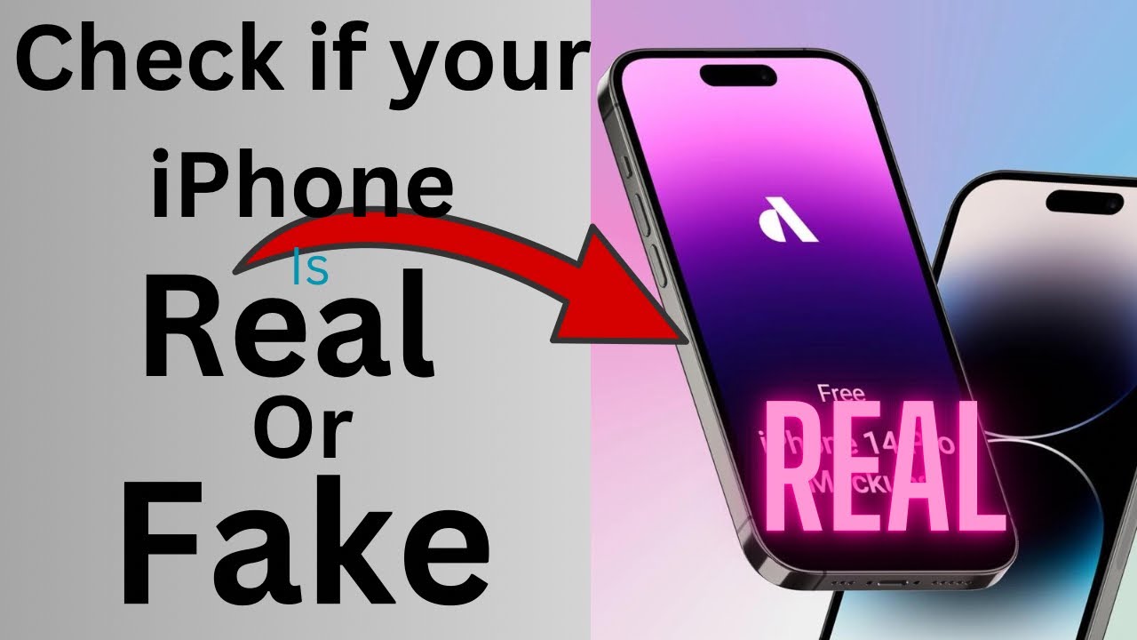 How to check if your iPhone is fake or real - YouTube