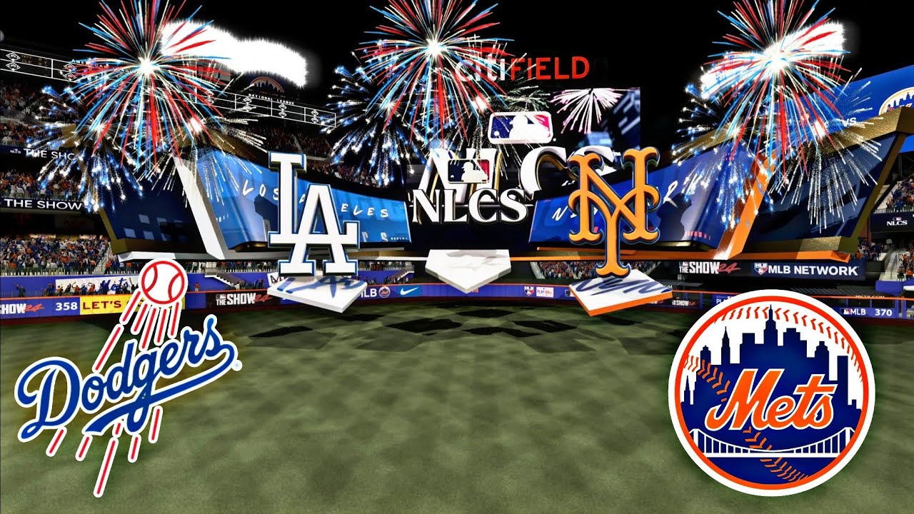 NY Mets vs LA Dodgers! Game 3 of the NLCS! MLB the Show 24! 4K! - YouTube