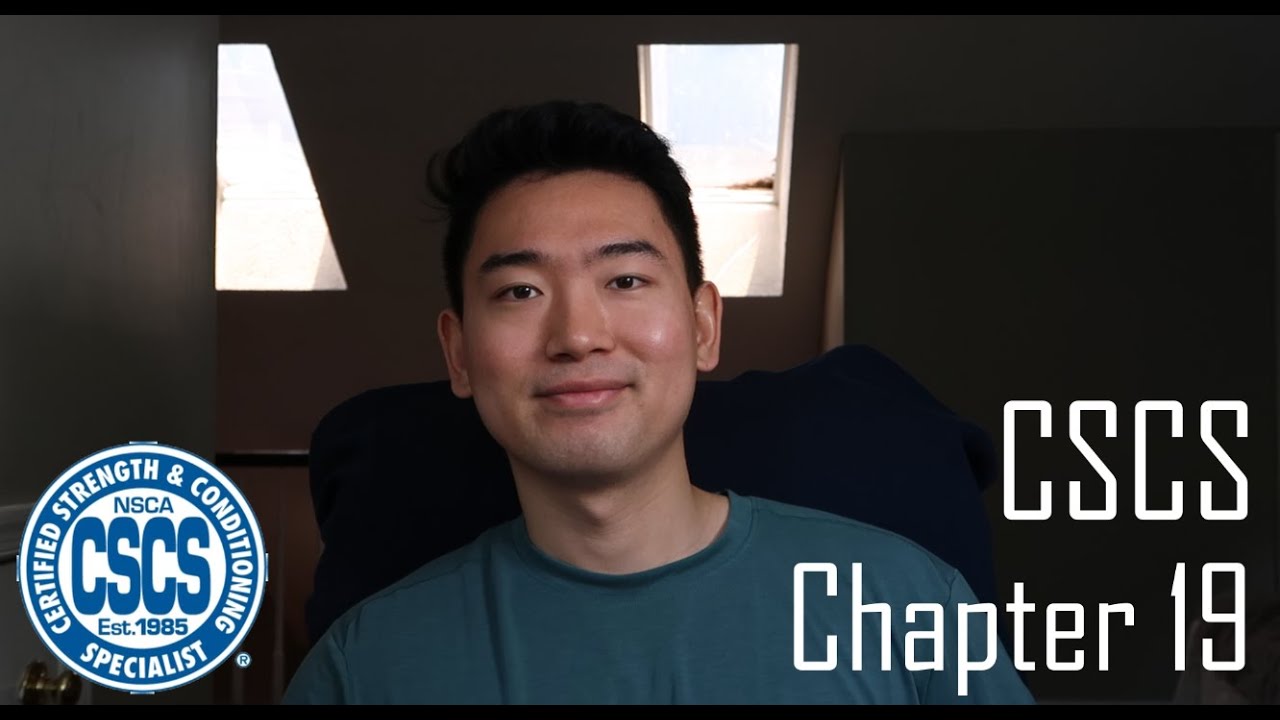 CSCS Study Guide: Chapter 19 Summary [Program Design for Speed and Agility Training] - YouTube