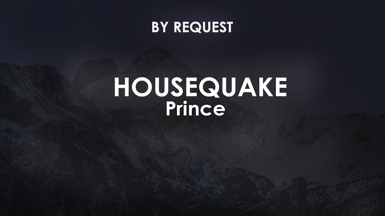 Housequake | Prince - YouTube