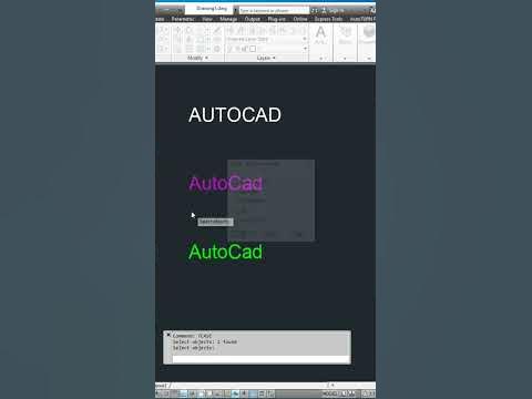AutoCad #25 TCASE - Changes the case of selected text #shorts #autocad - YouTube