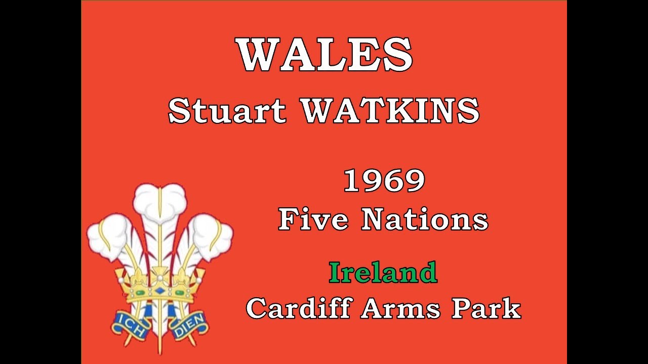 Stuart Watkins - 1969 Five Nations vs Ireland at Cardiff Arms Park - YouTube