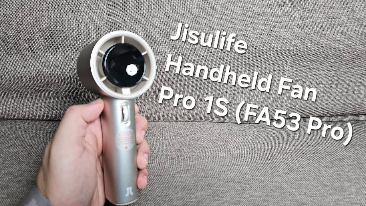 Review : Jisulife Handheld Fan Pro 1S (FA53Pro) - YouTube