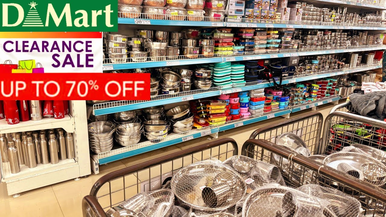 Dmart clearance sale 80%off on MRP, new variety, useful kitchenware ...