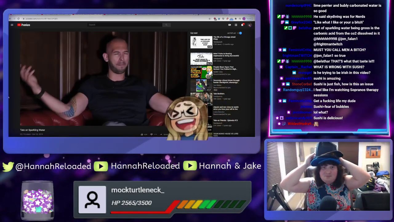 Tate Speech Has STRONG Opinions On Water || Chud Watch - YouTube