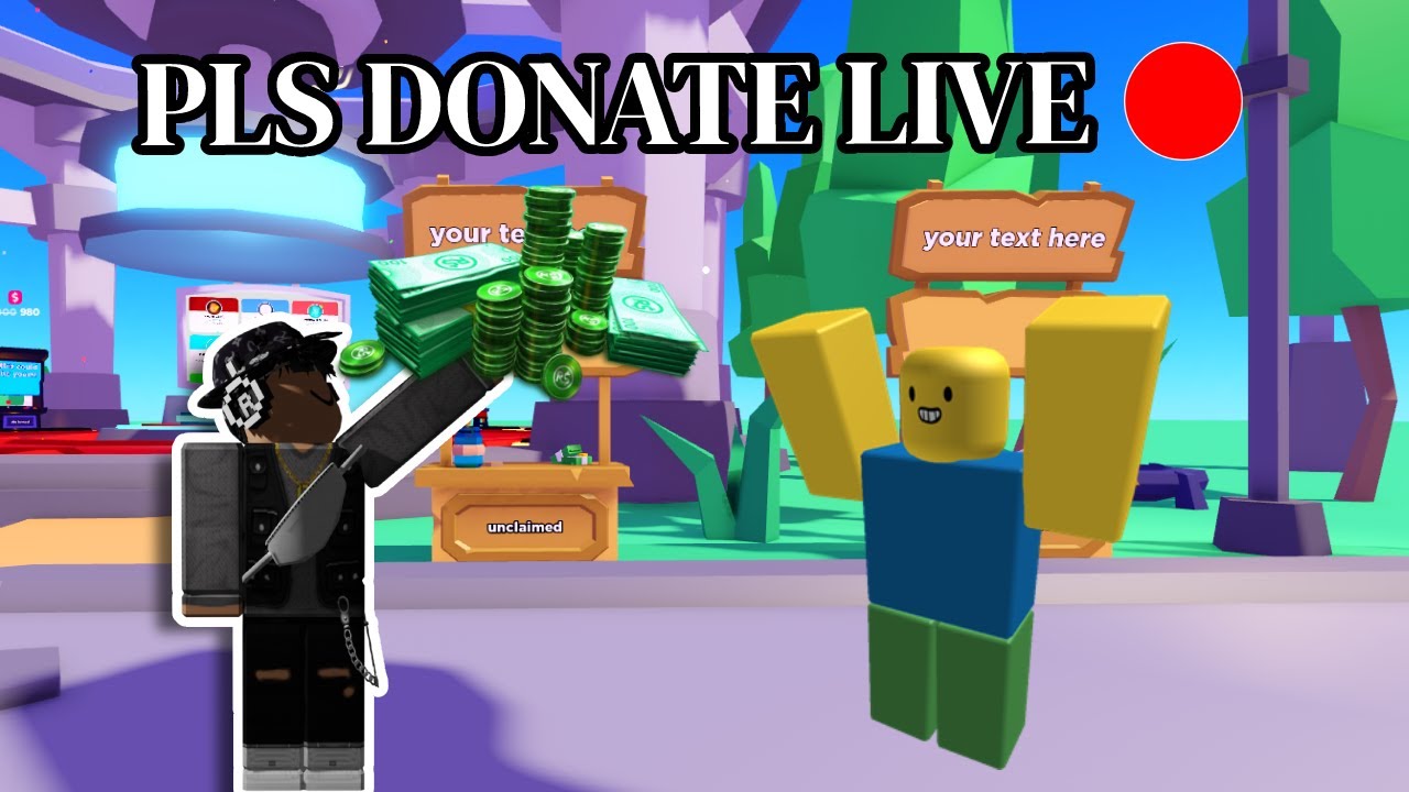 🔴(REAL) PLS DONATE LIVE | RAISING AND DONATING TO VIEWERS!! *ROAD TO ...