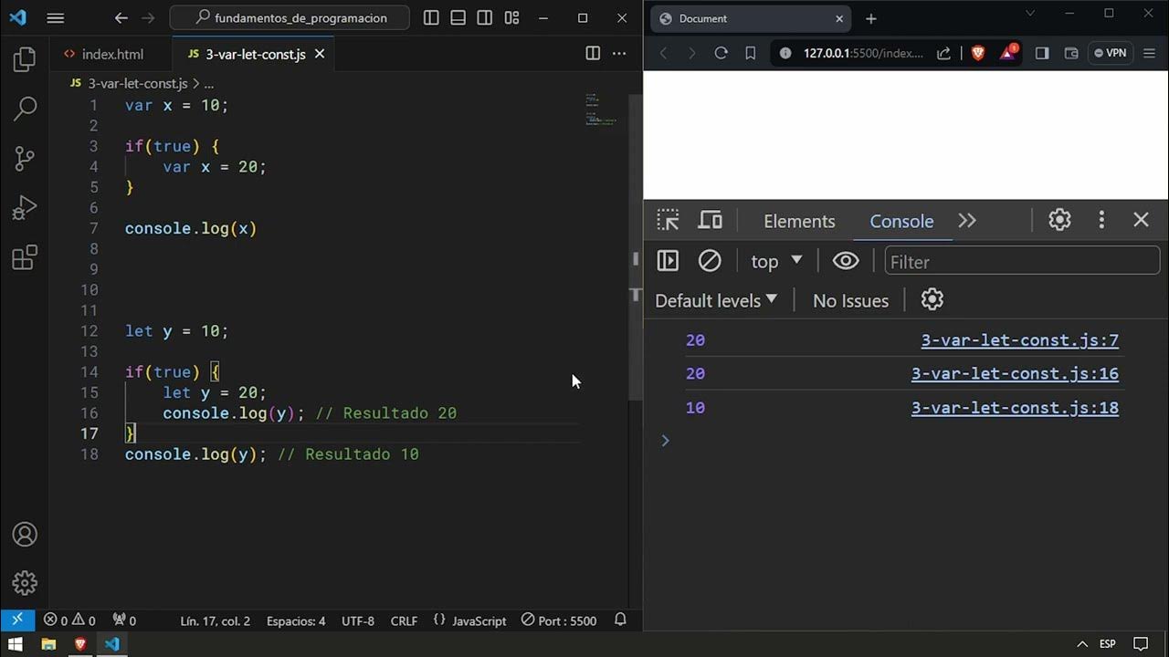 9. Var vs Let vs Const | Fundamentos de Programación | SystemPlus - YouTube
