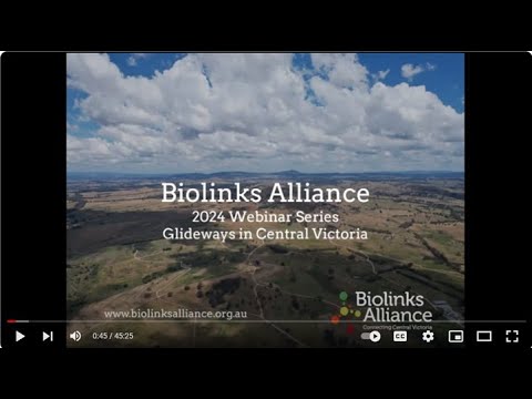 2024 Biolinks Alliance Glideways in Central Victoria Webinar - YouTube