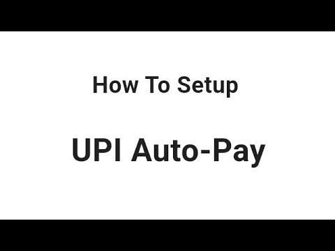 UPI Auto-Pay Setup Process in Paytm - YouTube