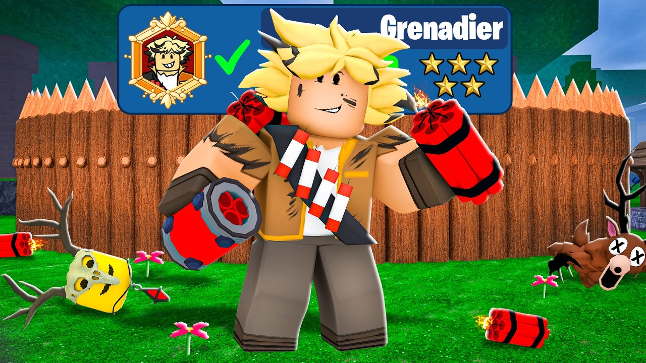 New GRENADIER Class is INSANE in 99 Nights in The Forest! - YouTube