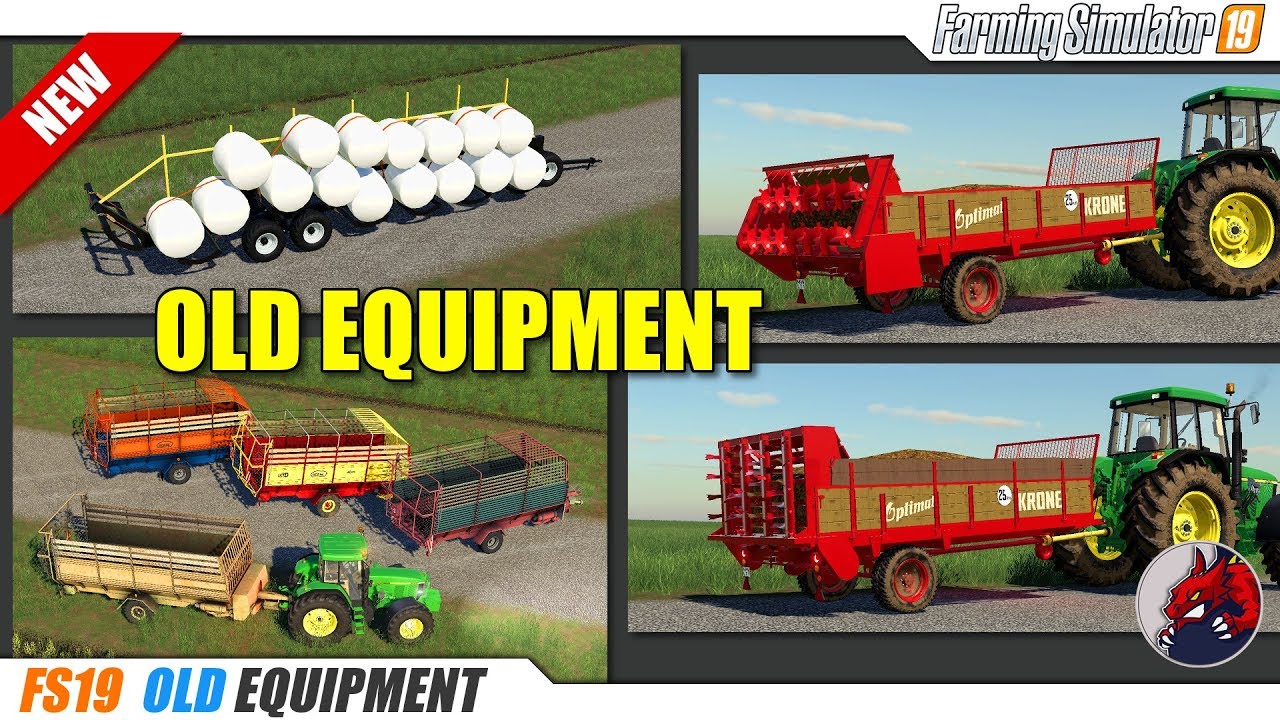 FS19 | Old Equipment Mods (2019-09-01) - review - YouTube