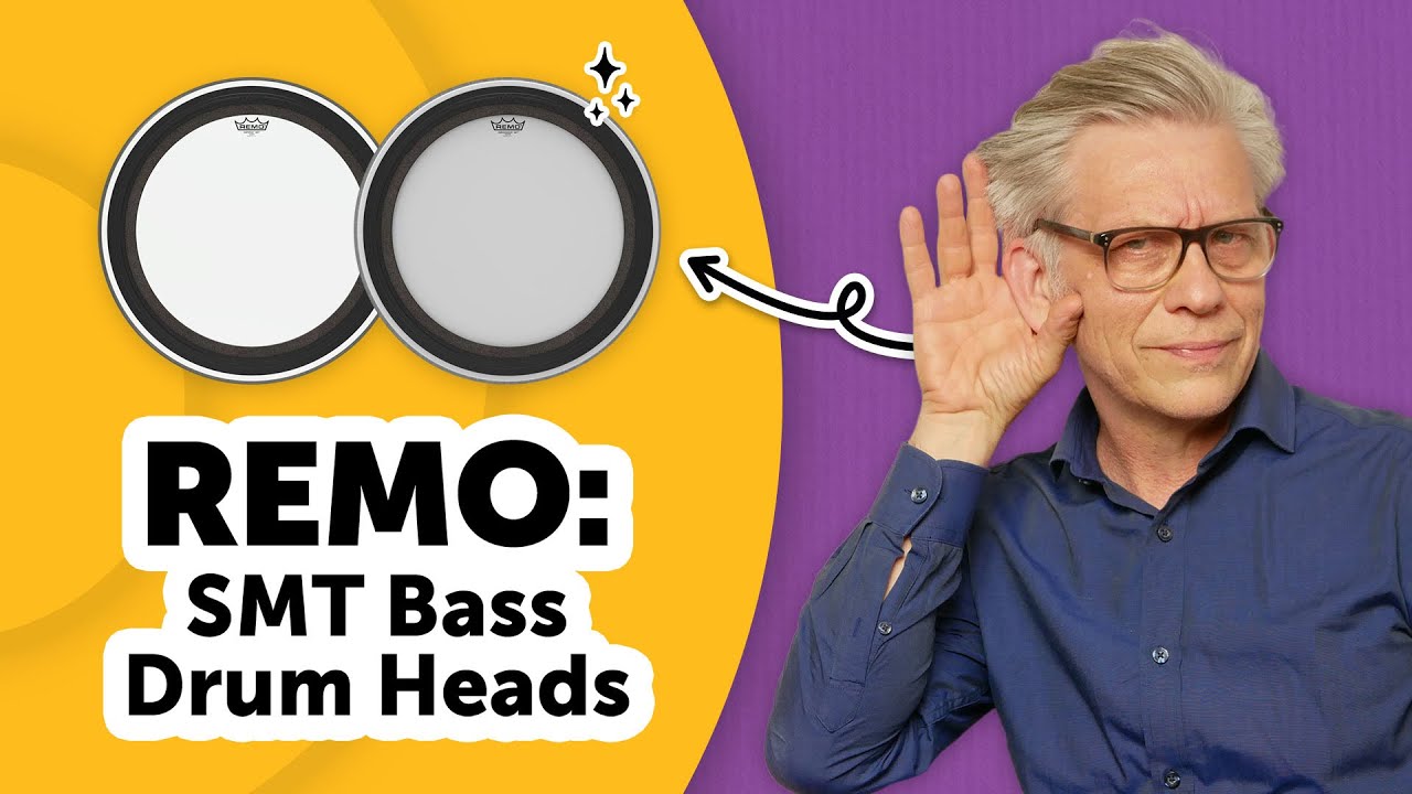 Remo | SMT Bass Drum Heads | Sound Demo - YouTube