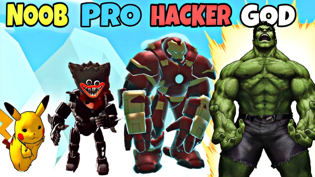 NOOB vs PRO vs HACKER vs GOD in Animal Hell - YouTube