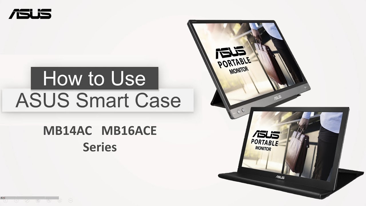 How to Use ASUS ZenScreen Smart Case for MB14AC, MB16ACE Series | ASUS ...