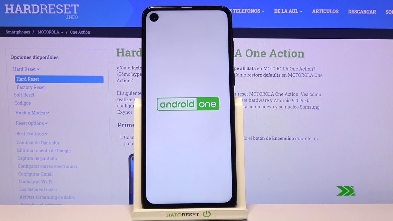 Cómo entrar y salir del modo Fastboot en MOTOROLA One Action - Fastboot ...