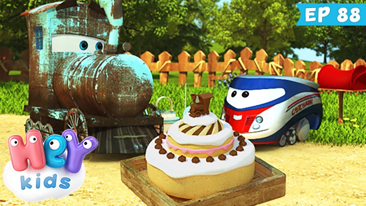 Trenulețele 🚂 Cadoul - Desene cu trenuri (ep. 88) | HeyKids - YouTube