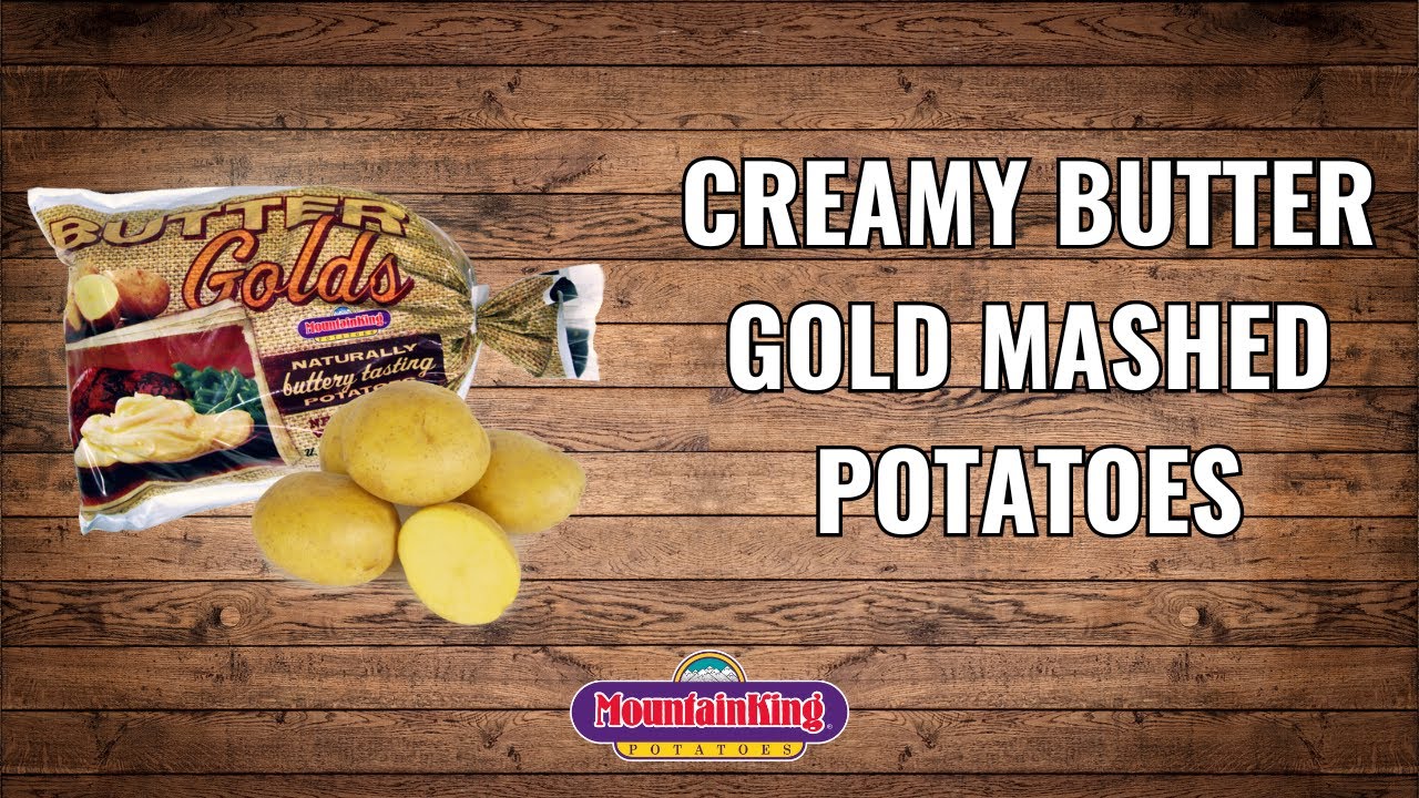 Butter Gold Mashed Potatoes - YouTube