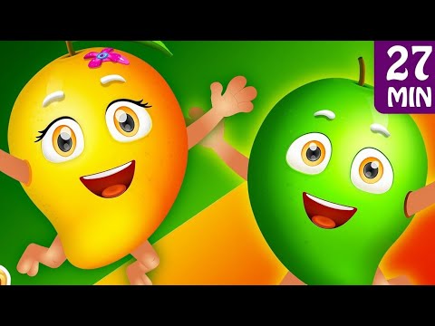 Mango Song | Fruits Rhymes | Learn Fruits For Kids | Nursery Rhyme ...