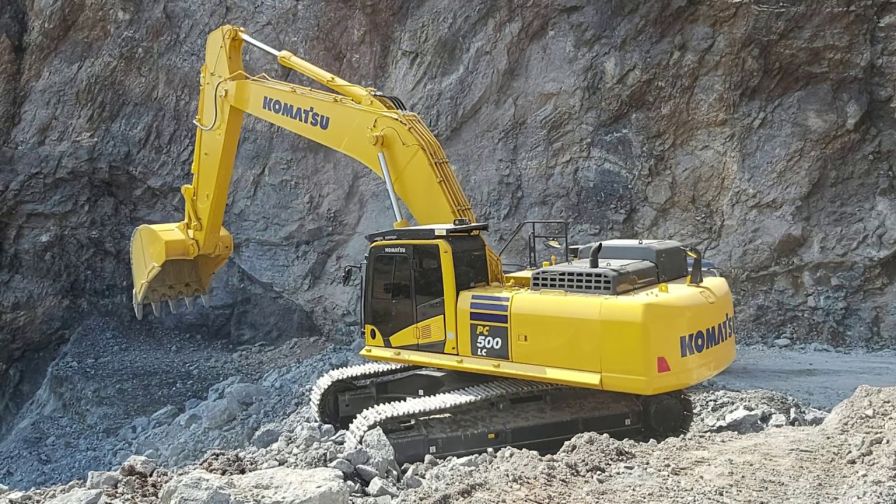 KOMATSU PC500LC-10R - YouTube