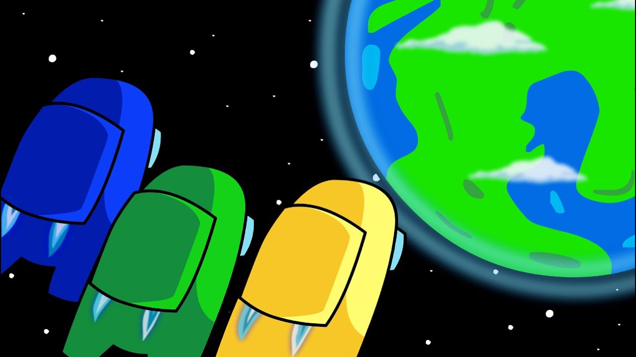 Among Us on The Earth Animation - Among Us Animation 2021 - YouTube