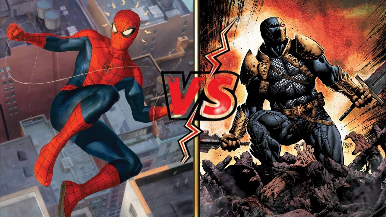 Spiderman vs Deathstroke - YouTube