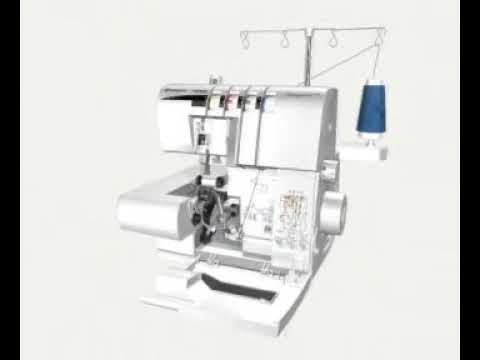 2-thread Overlock Wide | HUSKYLOCK™ S15 Threading Guide - YouTube