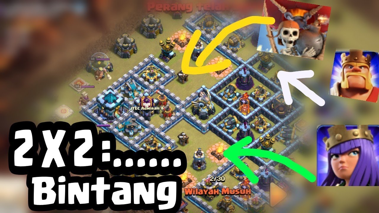 GRAND WARDEN Bantuin Balon??? COC INDONESIA - YouTube