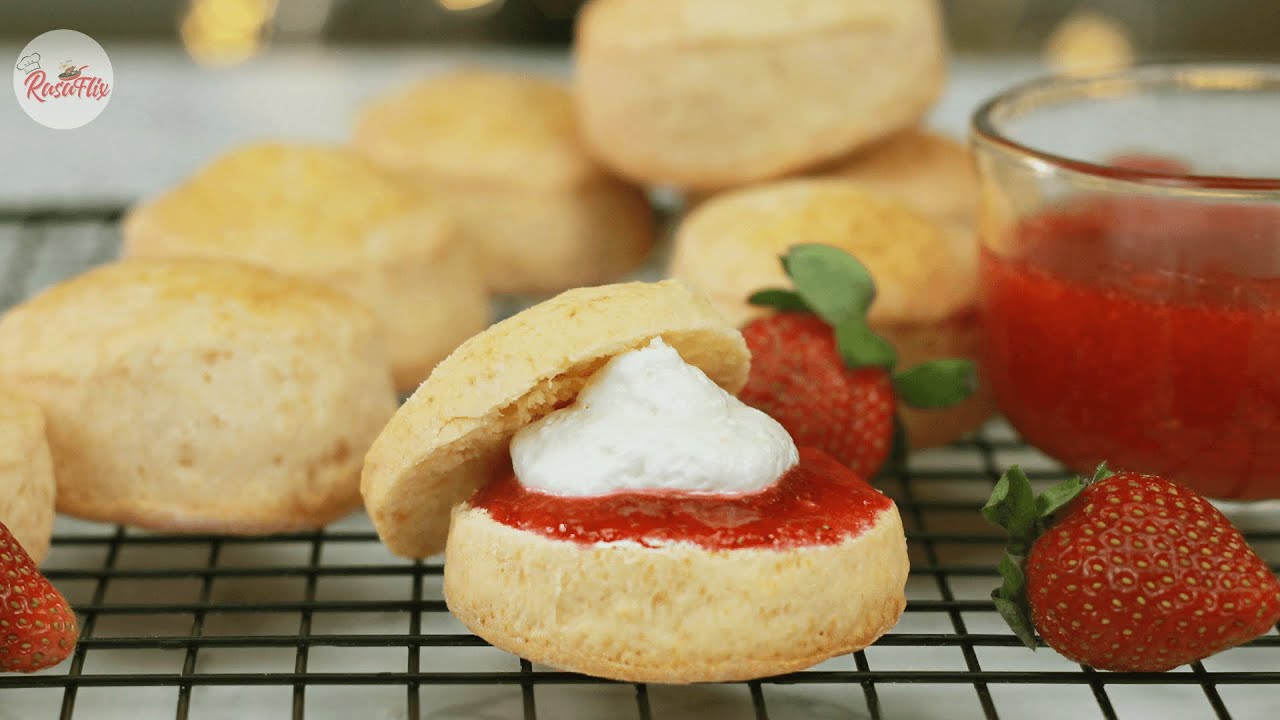 Resepi Scone Dan Jem Strawberi - YouTube