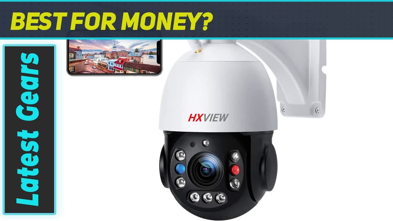 HXVIEW BU-E580 30X Optical Zoom Outdoor PTZ Camera with 1000FT Night Vision, Auto Tracking ...