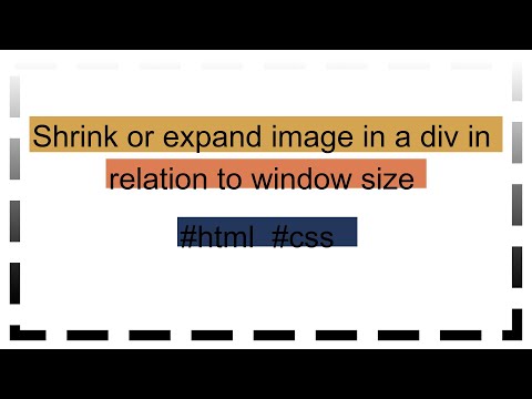 Shrink or expand image in a div in relation to window size