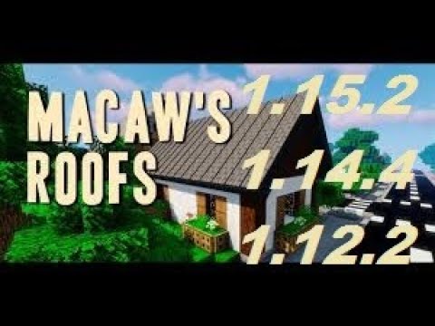 Minecraft Roof Mod 1 15 2 Macaw's Roofs In Minecraft luncher ...