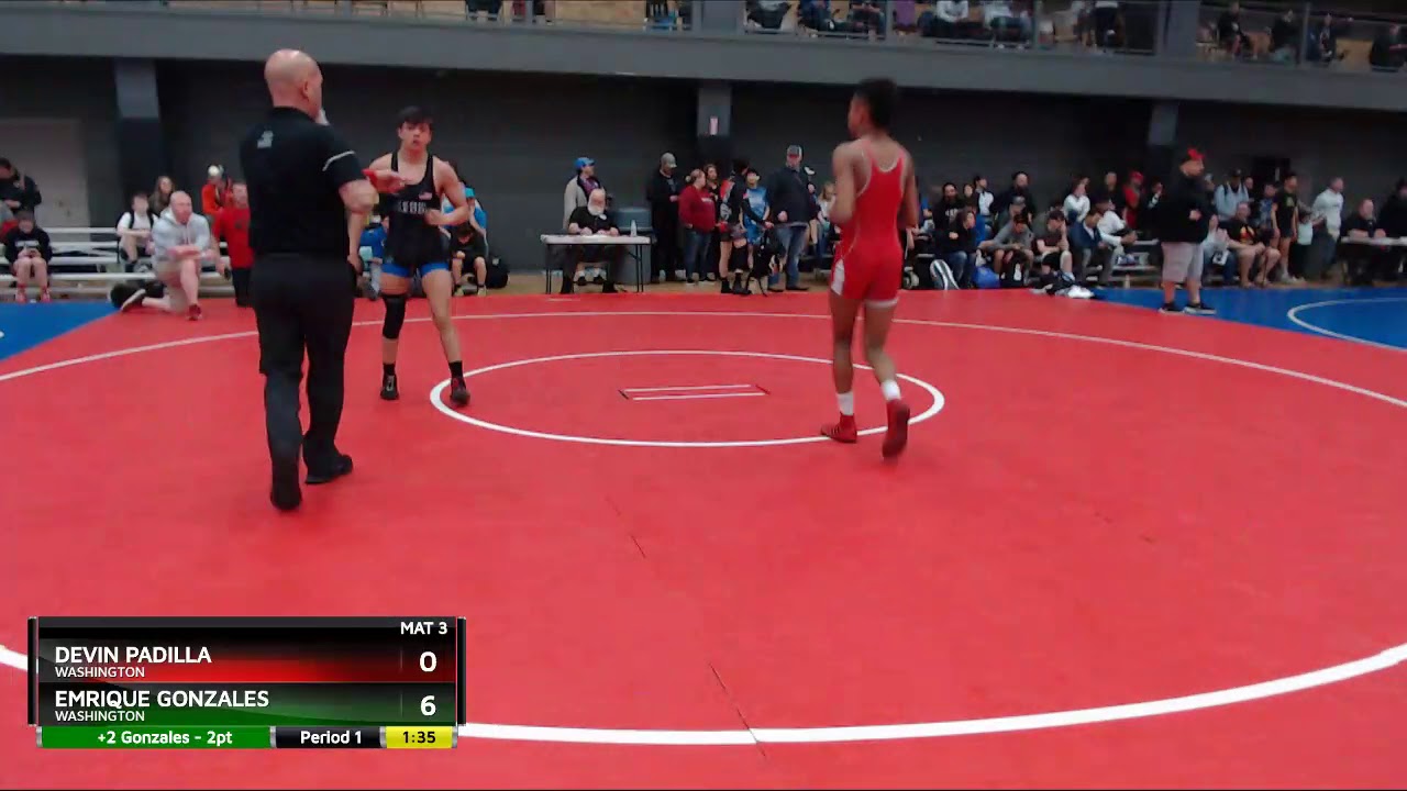 16U 132 Devin Padilla Washington Vs Emrique Gonzales Washington - YouTube