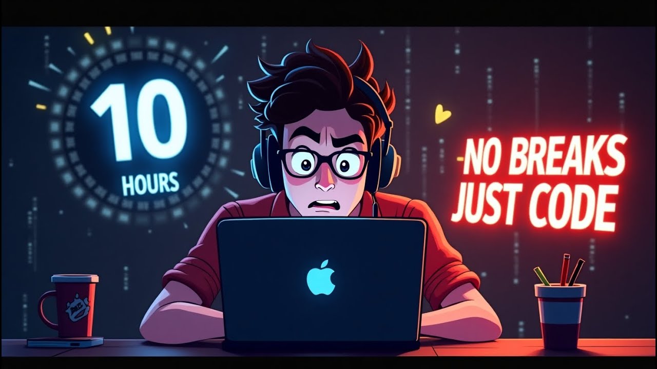 🔥10HR Coding CHALLENGE 💻 | No Breaks. Just Code. Can I Make It? | Learnade - YouTube