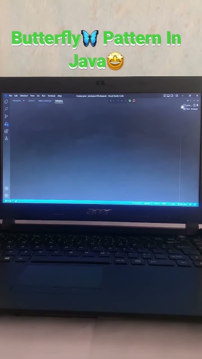 Butterfly Pattern In Java|#java #patterns#butterfly - YouTube