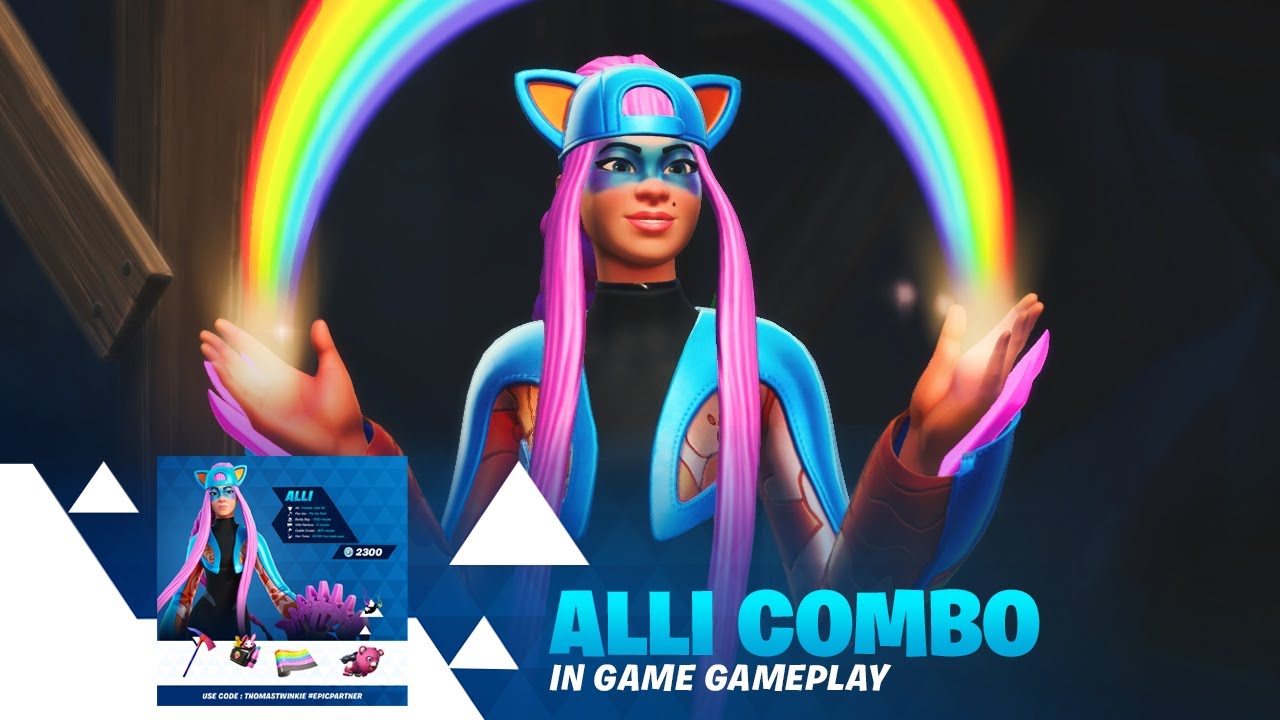 ALLI BEST COMBO in Fortnite - YouTube