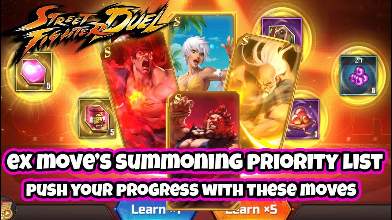 EX MOVE PRIORITY LIST GUIDE Pick the right ex moves to beat more ...