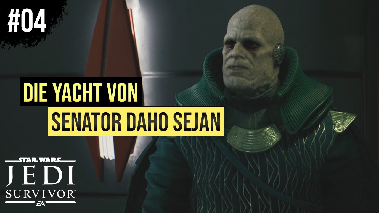 Star Wars Jedi Survivor Gameplay Deutsch #04 - Die Yacht von Senator ...
