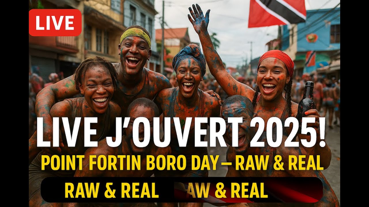 LIVE: J'OUVERT 2025 in Point Fortin | Borough Day 2025 Madness ...