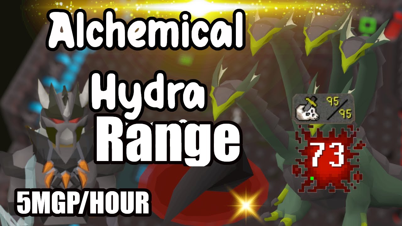 OSRS | Alchemical Hydra | Range Example KC Walk through | 95 Slayer ...