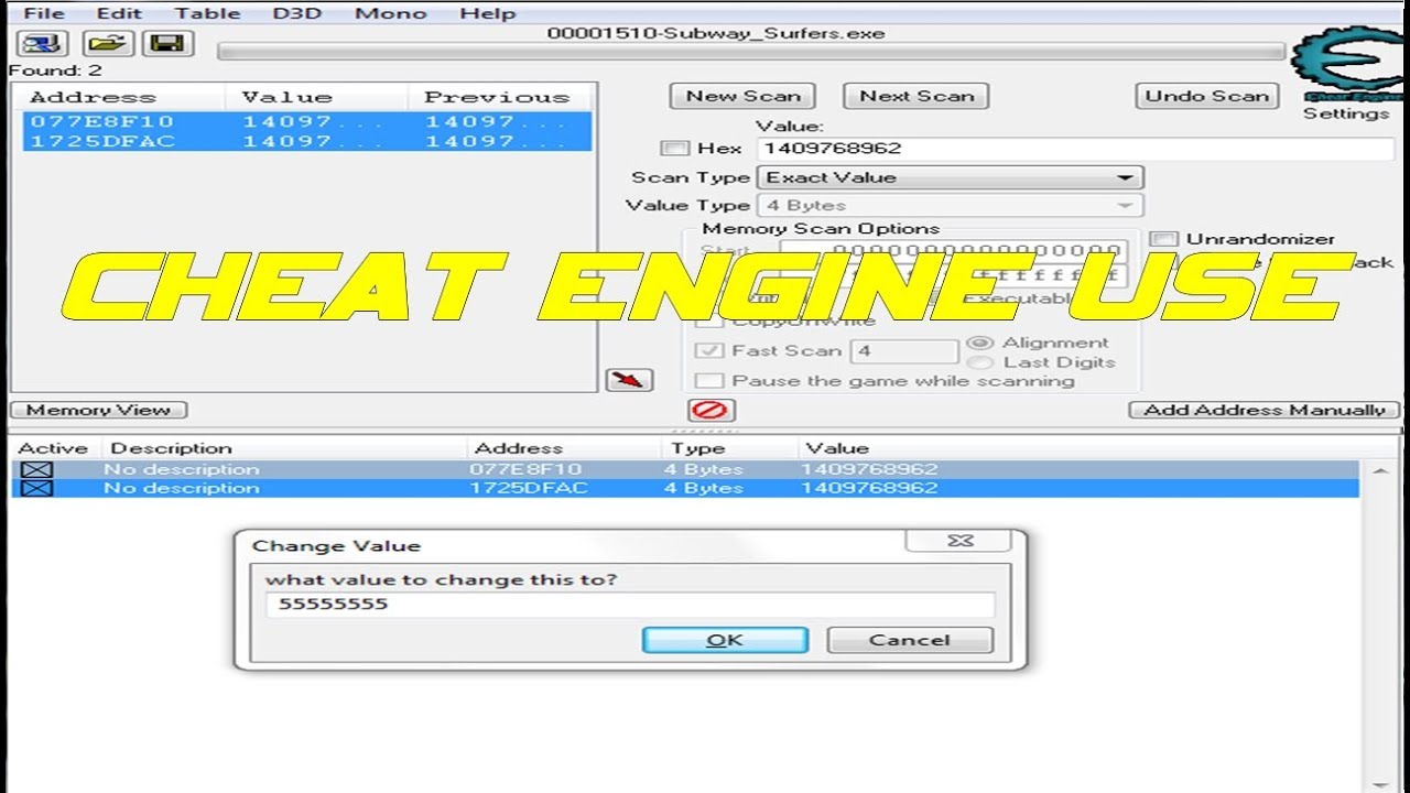 how to use cheat engine gaming software | hg gaming - YouTube